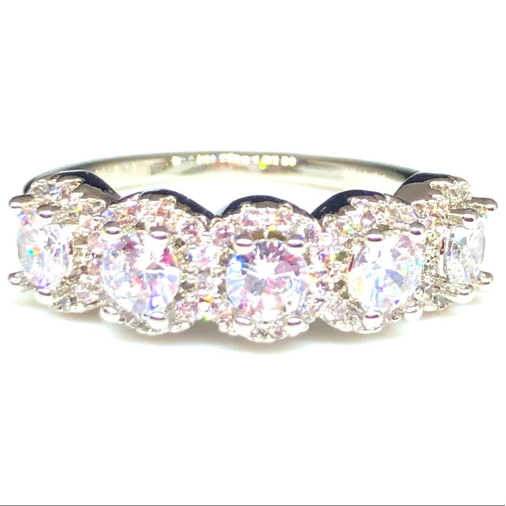 925 Five Stone Ring Beiver Collection - Gem
